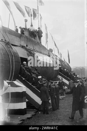 German U-Boat, 1917. The SM UC-5, a German Type UC I minelayer ...