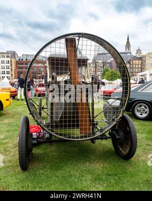 Helica car with propeller, by Leyat, 1921 Stock Photo - Alamy