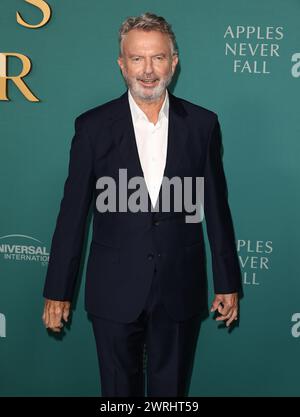 Sam Neill arrives at the premiere of "Apples Never Fall" on Tuesday ...