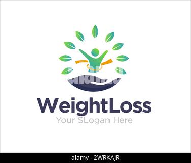 weight loss logo Stock Vector Image & Art - Alamy