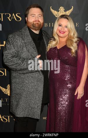 Paul Walter Hauser, Amy Elizabeth Boland attend the 2024 CMT Music ...