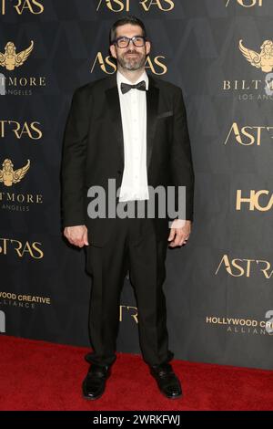 LOS ANGELES - JAN 8: Scott Menzel at the ASTRA TV Awards at the ...