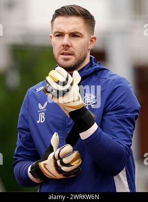Rangers goalkeeper Jack Butland during the UEFA Europa League Round of ...