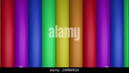Image of rainbow stripes and colours moving on seamless loop Stock ...