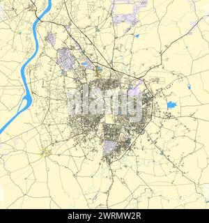 Outline India City Skyline with Blue Buildings and Copy Space. Delhi ...
