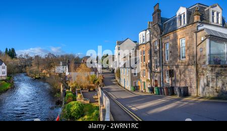 Allan Water (River Allan) from the Stirling Road Bridge, Dunblane ...