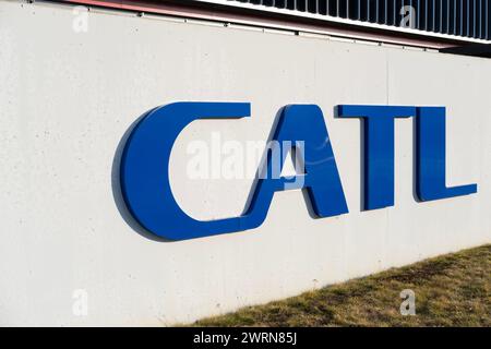 Advertising logo CATL Contemporary Amperex Technology Co. Limited ...