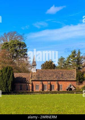 England, Cheshire, Styal Village, Norcliffe Unitarian Church Stock ...