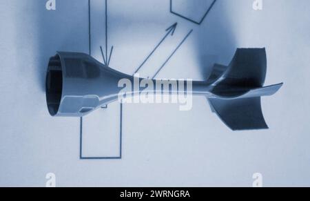 Prototype model of rocket bomb tip printed on 3D printer. Small models ...