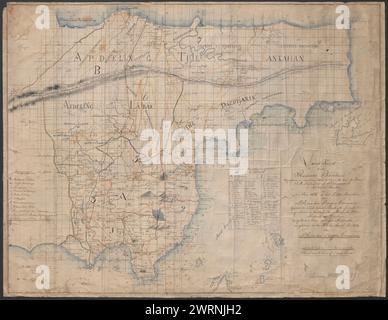 Kaart van de Residentie Bantam (This map of Bantam made by J.A. Dubois ...
