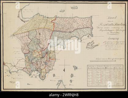 Kaart van de Residentie Bantam (This map of Bantam made by J.A. Dubois ...