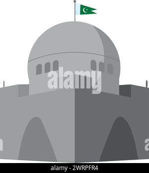 pakistan mazar quaid illustration vector Stock Vector Image & Art - Alamy