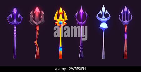 Trishula trident vector illustration. Trishula weapon of Lord Shiva ...