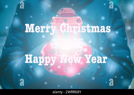 man hold glow lamp in hand Stock Photo - Alamy