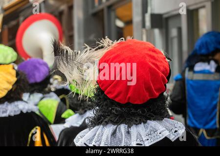 Close Up Backside Zwarte Piet At Diemen The Netherlands 16-11-2019 ...