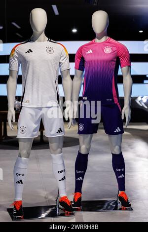 Herzogenaurach, Germany. 13th Mar, 2024. The official jerseys of the ...