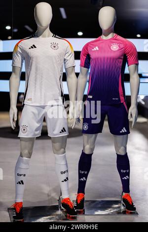 Herzogenaurach, Germany. 13th Mar, 2024. The official jerseys of the ...
