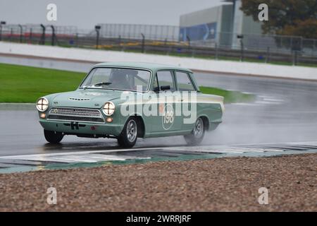 Mark Burton, Graham Pattle, Lotus Ford Cortina Mk1, HRDC Jack Sears ...