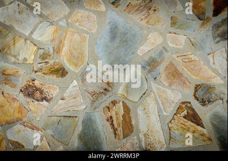 paving slabs made of real stone as a background 1 Stock Photo - Alamy