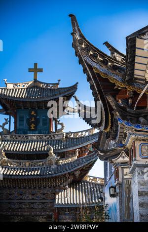 Dali China , 5 October 2020 : Dali old town road called foreigner ...