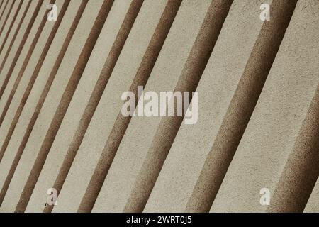 Symmetrical row of columns for maintain architectural structure ...