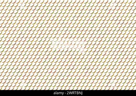 Texture of crescent moons arranged regularly in rows and columns on a ...