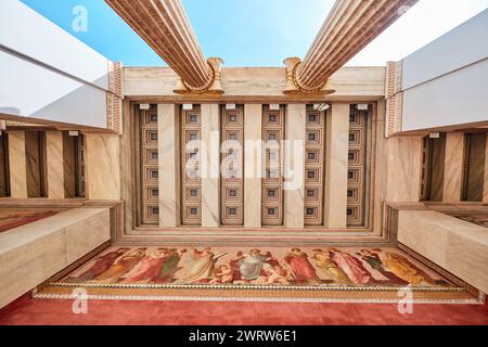 The Tympanum of Parthenon Ancient Greek Temple on the Acropolis of ...