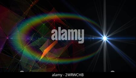 Abstract black plexus structure on sphere earth cracking and exploding ...