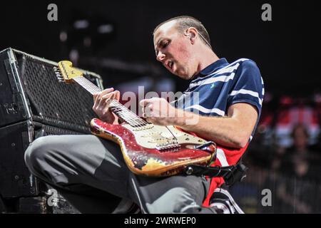 Zach Irons (guitar), from Irontom. Live in Buenos Aires, Argentina ...