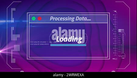 Image of data processing on screen over woman's eye Stock Photo - Alamy