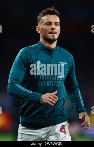 Ben White of Arsenal during the Pre-season friendly match Arsenal vs ...