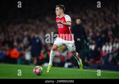 Leandro Trossard of Arsenal FC in action during the UEFA Champions ...