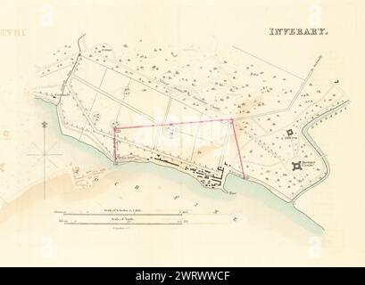 INVERARAY borough/town plan for the REFORM ACT. Inverary. Scotland ...