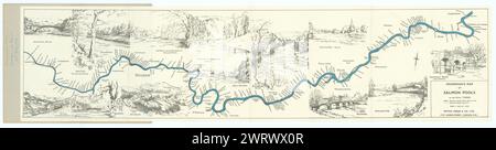 Fisherman's Map of Salmon Pools on part of the River Spey by Maude ...