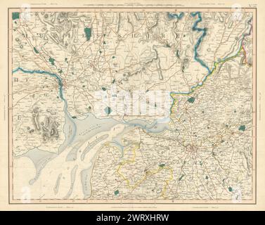 SOLWAY FIRTH. South Dumfries-shire & North Cumbria. Carlisle. CARY 1832 ...