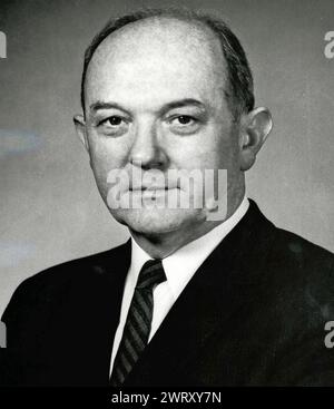 Dean Rusk, American Secretary of State from 1961 to 1969, in Buenos ...