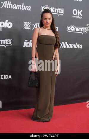 Lidia Rauet poses at the photocall of the 'Idol Awards 2024' at the ...