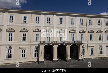 Portici (Naples), Italy - 14 March, 2024. View of the Royal Palace ...