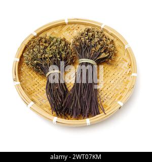 Dry fern bracken on white background Stock Photo - Alamy