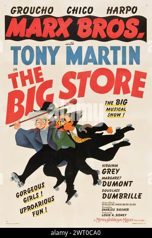 MARX BROTHERS Vintage Movie Film poster for the 1935 film A Night at ...