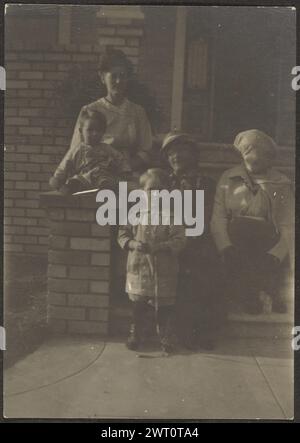 Family Portrait on Steps. Louis Fleckenstein, photographer (American ...