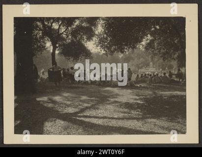 Group in Park. Louis Fleckenstein, photographer (American, 1866 - 1943 ...