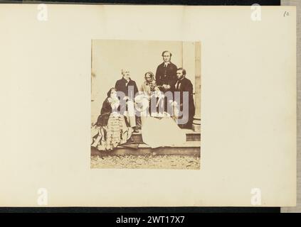 Group portrait. Sir John Joscelyn Coghill, photographer (Irish, 1826 ...