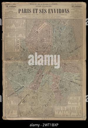 Plan de Paris. Environs de Paris / dessinés par Charle géographe ...