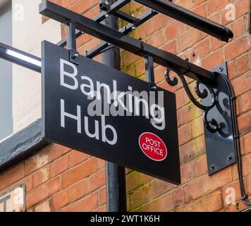 A new Post Office banking hub nears completion in Sidmouth, Devon, as ...