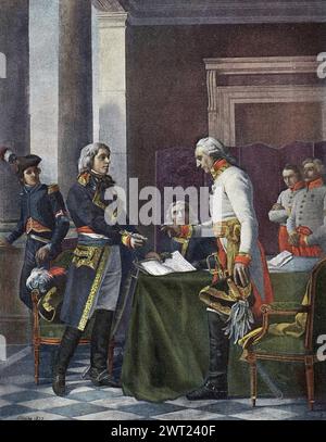 Signing of the Convention of Alexandria (1800 Stock Photo - Alamy