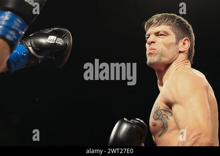 Italian boxer Clemente Russo during the qualifying match at Rio 2016 ...