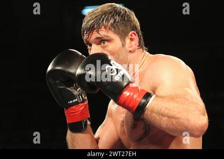Italian boxer Clemente Russo during the qualifying match at Rio 2016 ...