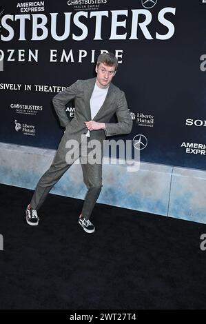 James Acaster arrives at the NYC Premiere of "Ghostbusters: Frozen ...
