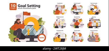Goal Setting set. Articulating aspirations through visualization ...